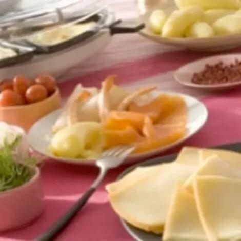 Raclette au poisson - Recette au fromage