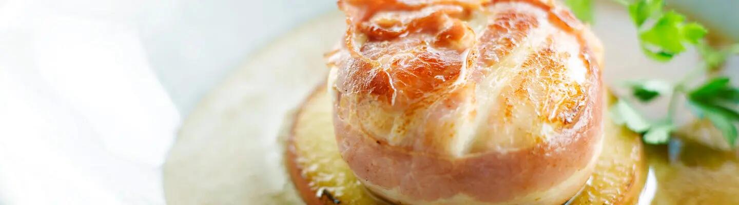 Chèvre chaud au lard et à la pomme - Recette au fromage