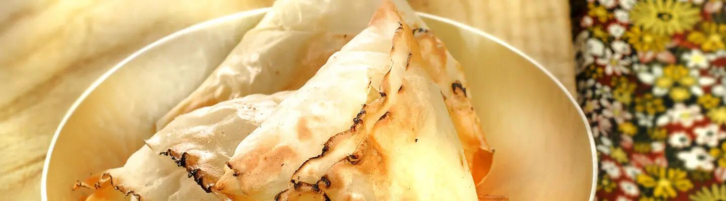 Samoussas au fromage frais - Recette au fromage