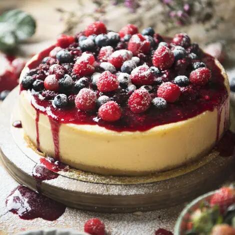 Cheesecake aux speculoos et fruits rouges - Recette au fromage